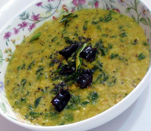 Saga muga( sajan saag cooked in moong dal) - Oriya Odia Recipe, Curry ...